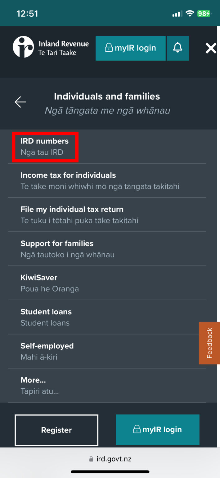 【NZワーホリ】ニュージーランドの『IRDナンバー』オンライン申請方法 – HEY!!!
