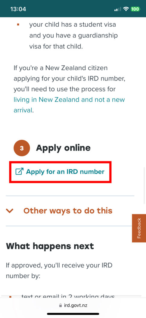 【NZワーホリ】ニュージーランドの『IRDナンバー』オンライン申請方法 – HEY!!!