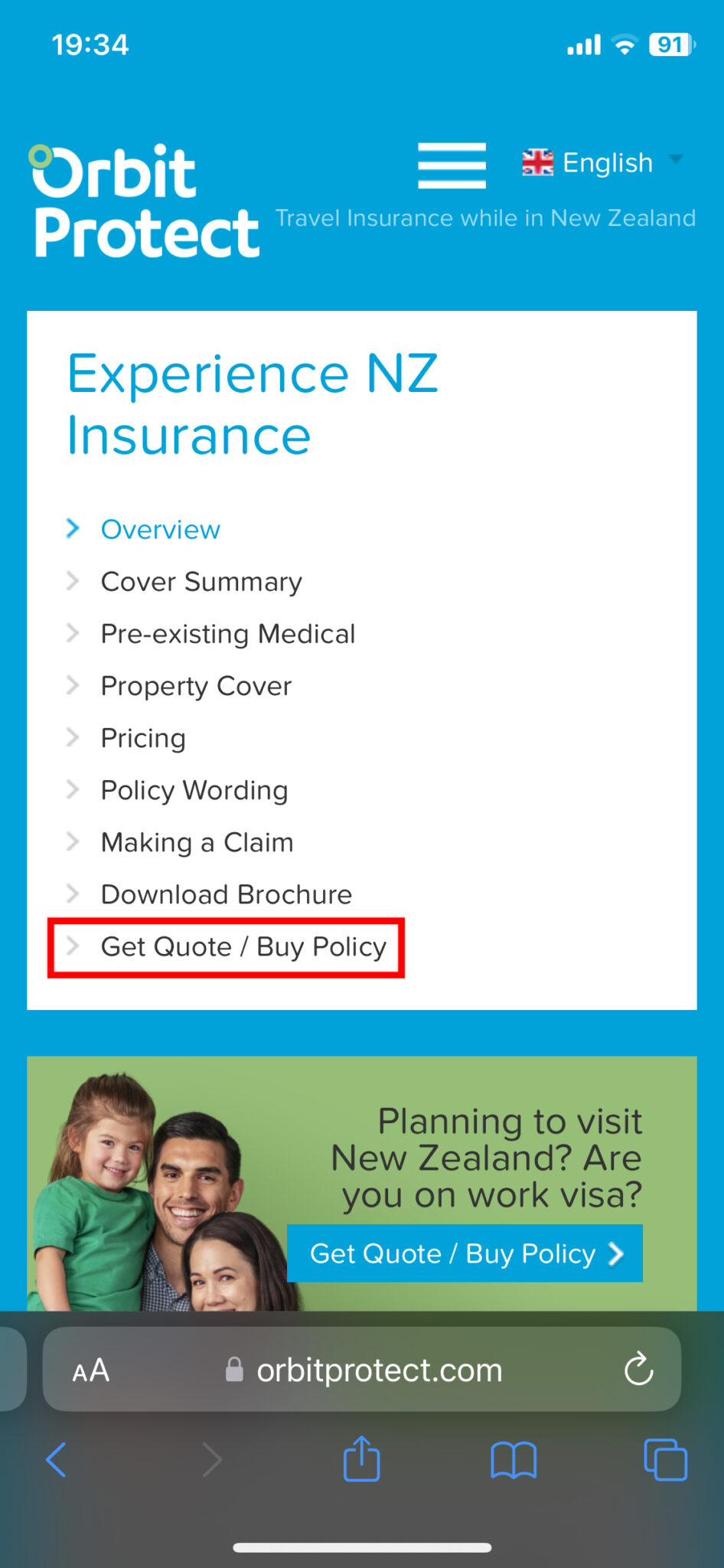 【NZ保険】ニュージーランド現地の旅行保険『Orbit Protect』 – HEY!!!
